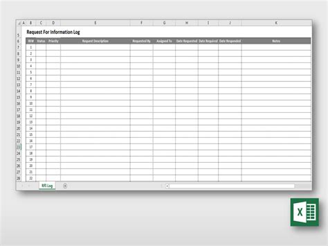 Request For Information Log