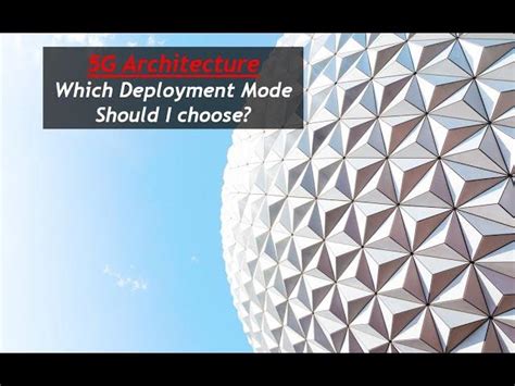 5g Architecture A Summary Of 5g Network Deployment Options Paul Raouf Bsc Msc Mba Llm