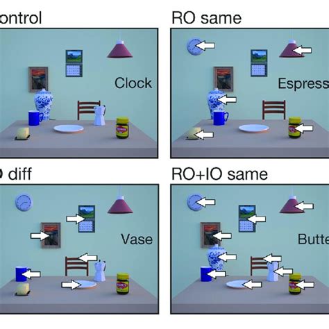 Examples Of Encoding And Test Images For The Different Conditions Download Scientific