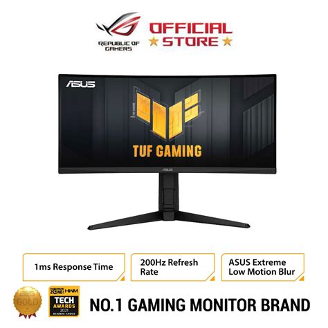 Asus TUF Gaming VG VQL A WFHD FreeSync Premium Extreme Low Motion Blur Curved Gaming