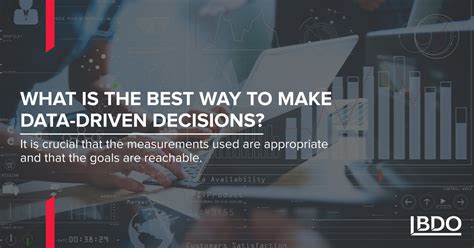 What Is The Best Way To Make Data Driven Decisions