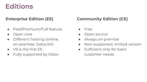 Enterprise Vs Community Odoo Pdf