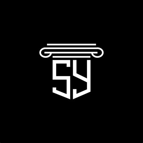 Sy Letter Logo Creative Design With Vector Graphic 9357861 Vector Art
