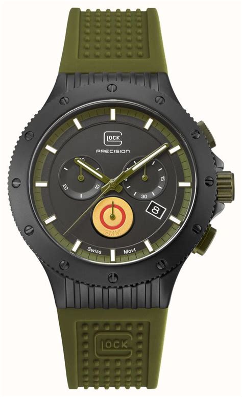 Glock Precision Limited Edition Titanium Chronograph 44mm Black Dial