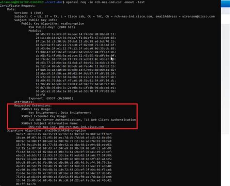Openssl을 사용하여 Ind 및 Ise Pxgrid 통합을 위한 San 인증서 생성 Cisco