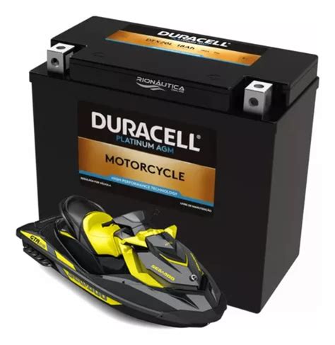 Bateria Duracell De Jet Ski Moto Sea Doo V Ah Dtx L Mercadolivre