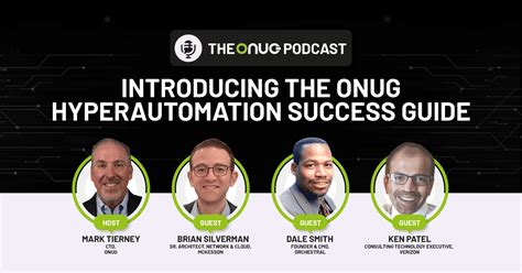 Introducing The Onug Hyperautomation Success Guide Onug Onug