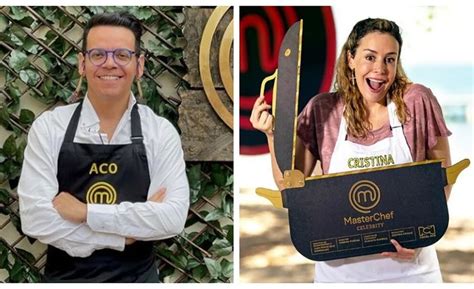 Masterchef 名人：网络对阿科·佩雷斯对克里斯蒂娜·坎普扎诺的姿态的反应 Infobae