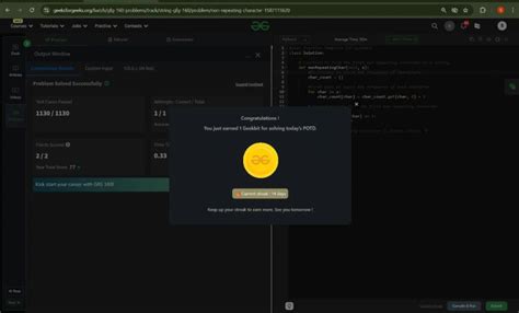 sarankumar s on linkedin gfg160 geeksforgeeks geekstreak2024 gfg160 codingchallenge…