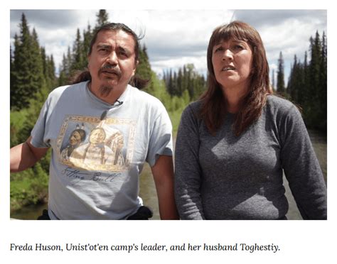 Freda Huson Blockader Profile Viewpoint From The North