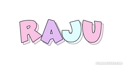 Raju Logo Free Name Design Tool From Flaming Text