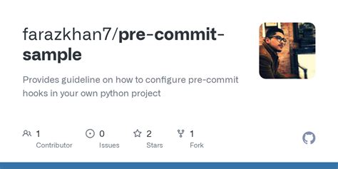 Github Farazkhan7pre Commit Sample Provides Guideline On How To