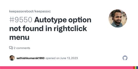 Autotype Option Not Found In Rightclick Menu · Issue 9550 · Keepassxrebootkeepassxc · Github