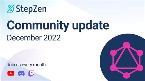 stepzen community update december 2022 r graphql