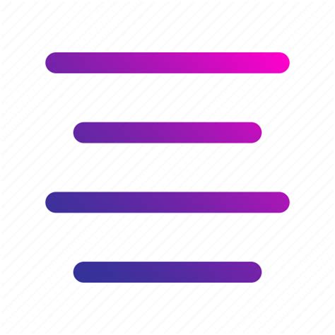 Align Center Alignment Text Edit Tools Option Icon Download On