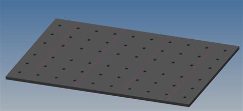Solved Inventor Rectangular Hole Pattern By Circular Radian Value In