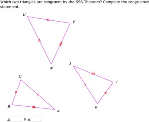 IXL SSS And SAS Theorems Geometry Practice