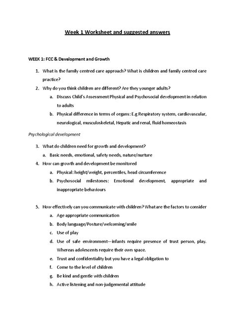 Week 1 Worksheet And Suggested Answers Warning Tt Undefined