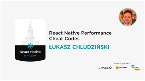 Callstack On Linkedin React Native Performance Cheat Codes Łukasz Chludziński React Native
