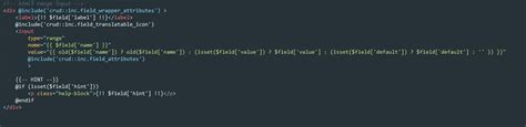 Docs About Range Field Type · Issue 812 · Laravel Backpackcrud · Github