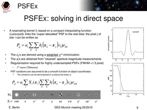 Ppt Automated Psf Measurement And Homogenization In Desdm Powerpoint