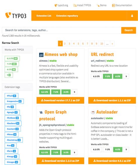 Das Neue Typo3 Extension Repositiory T3 Premium Internetagentur