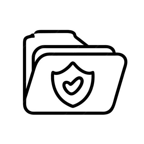 Premium Vector Folder Icon Icon Outline