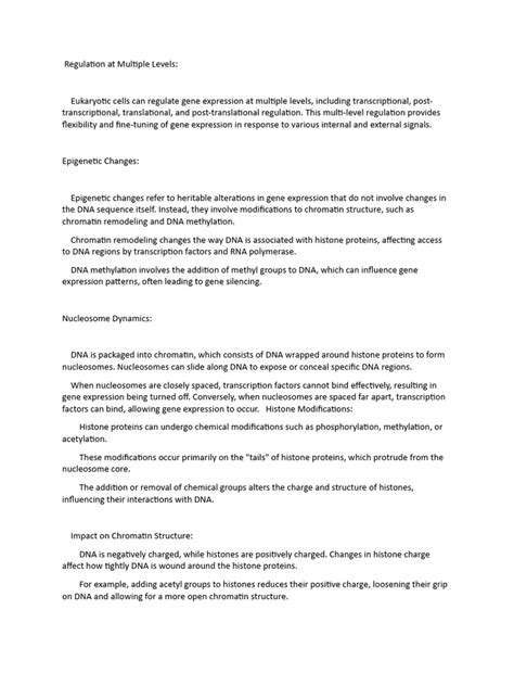 Histone Modification Pdf Regulation Of Gene Expression Histone
