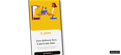 r ganesh on linkedin pizza app ui design mockup animation by ganesh