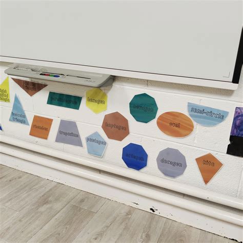 Mash Maths Week 2d Shapes Classroom Set Up