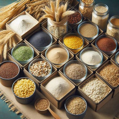 Premium Photo Healthy And Organic Whole Grains Wheat Flour Rye