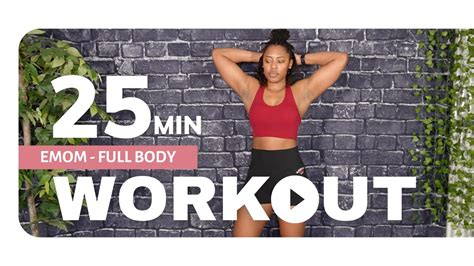 High Intensity Full Body Emom Style Workout 25 Minutes Youtube