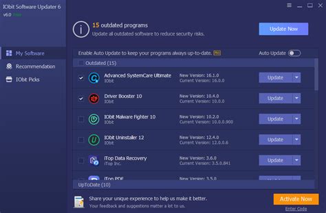 Iobit Software Updater Pro 6 Free License Key For 1 Year