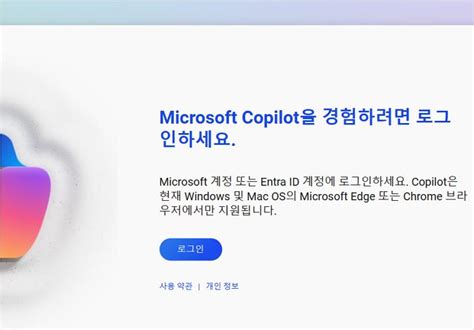 마이크로소프트 코파일럿 Ms Copilot 사용 해 보기