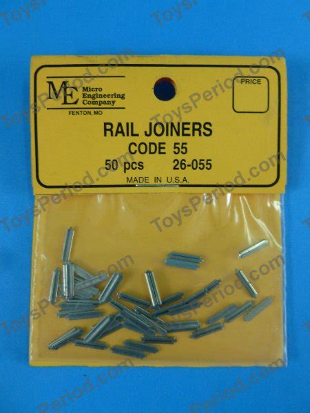 N Track Micro Engineering 26 055 Code 55 Nickel Silver Rail Joiners