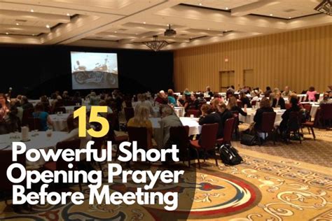 20 Powerful Prayer To Open A Meeting Bible Verses Of The Day