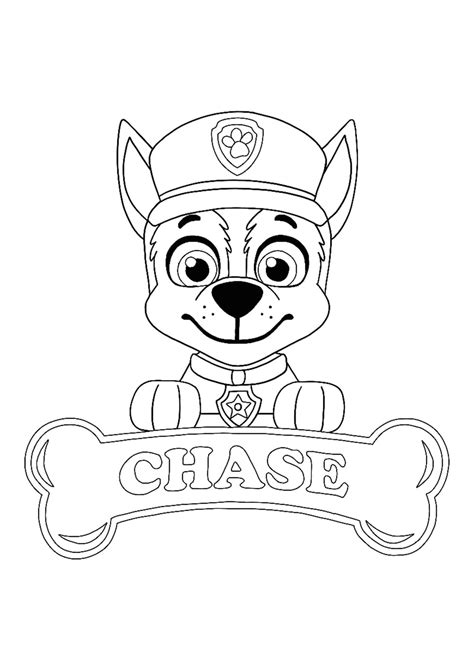 Dibujo De Paw Patrol Para Imprimir Y Colorear Dibujos Cute Para Imprimir
