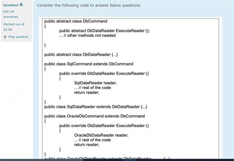 Solved Question Consider The Following Code To Answer Chegg