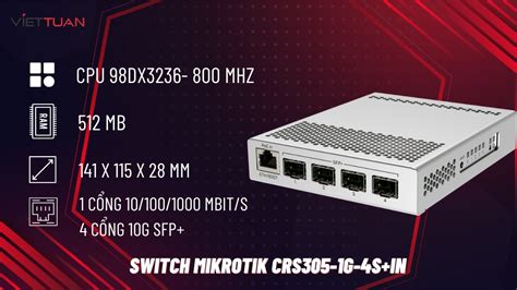 Switch Mikrotik Crs305 1g 4sin