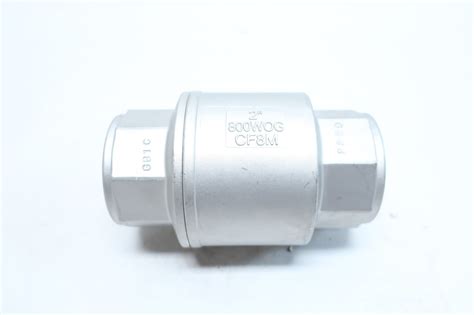 Bonomi S800 In Line Stainless Threaded 2in Npt Check Valve Mro Industrial