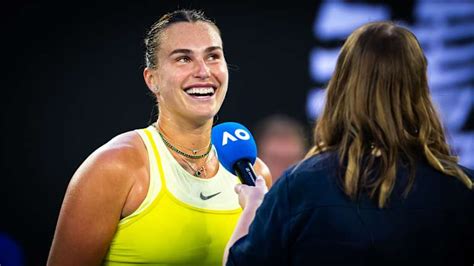 Avec Une Expression Pour Chaque Occasion Aryna Sabalenka Ravit Le