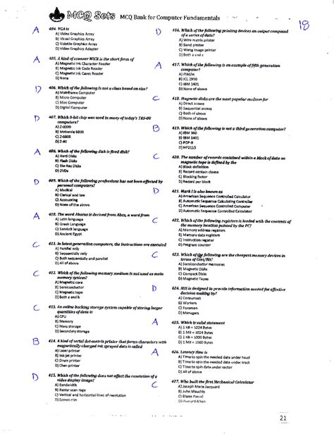 Img 0093 Mcq Bank For Computer Fundamentals Mrc 18 Ndeesrs Mcq Bank