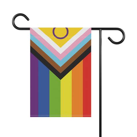 Intersex Inclusive Progress Pride Flag Garden And House Banner No Pole