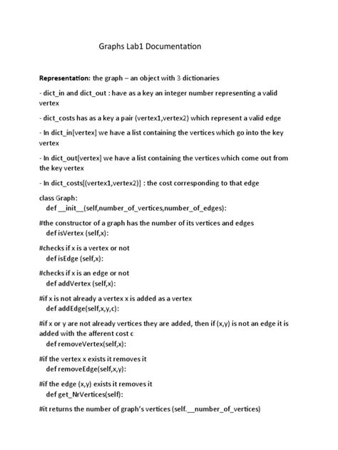 graphs lab1 documentation pdf