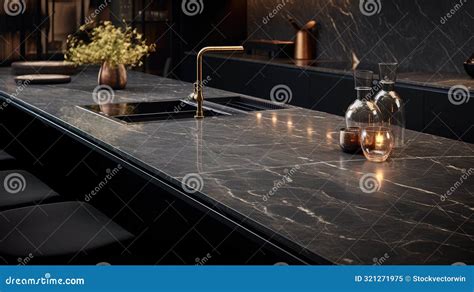 Surface Marble Table Background Stock Illustration