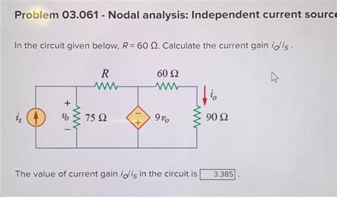 Solved Problem 03061 Nodal Analysis Independent Current