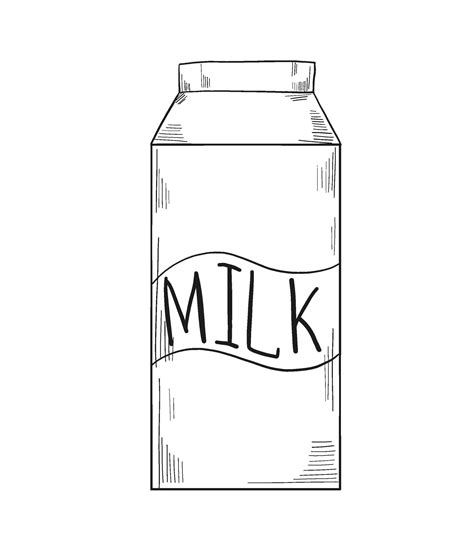 Dibujos De Leche Para Colorear E Imprimir Coloringlib