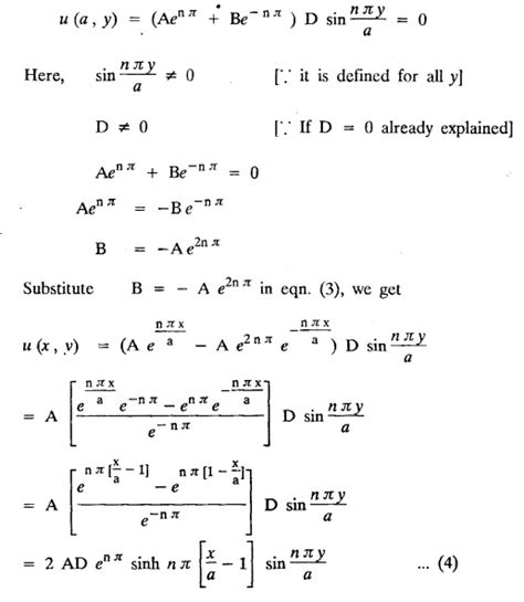 Steady State Solution Of Two Dimensional Equation Of Heat Conduction