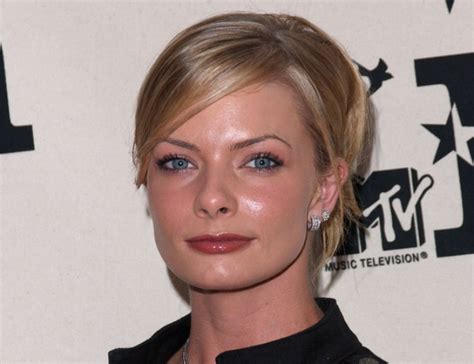 Jaime Pressly Wearing Her Hair In An Updo With The Back Tucked Under