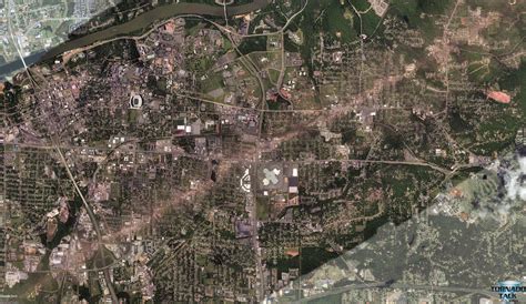 Mapa De Tornados De Tuscaloosa Alabama